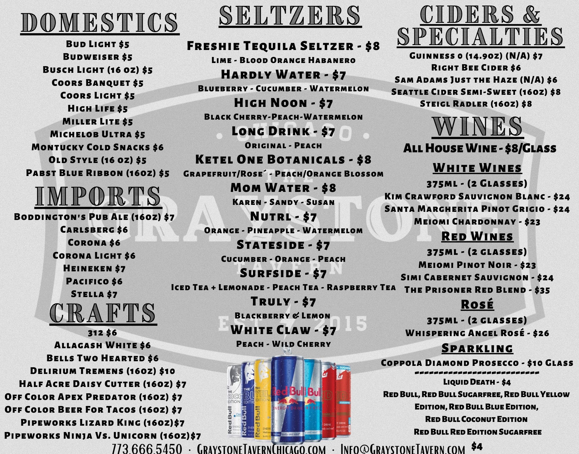 Graystone Tavern | Wrigleyville Chicago Sports Bar